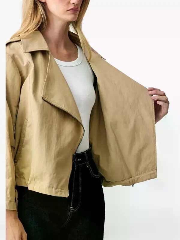 Dkny Off-centre Zip-fastening Jacket