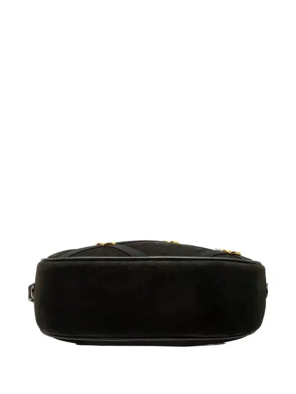 FERRAGAMO 2000-2026 Studded Suede Vara Crossbody Bag