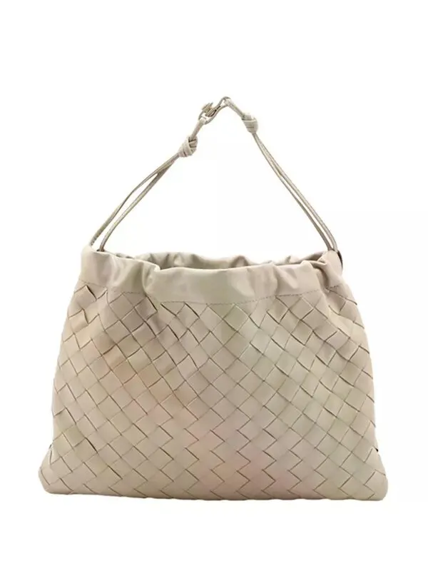 Bottega Veneta 2012-2026 Medium Intrecciato Dust Bag Handbag - Neutrals