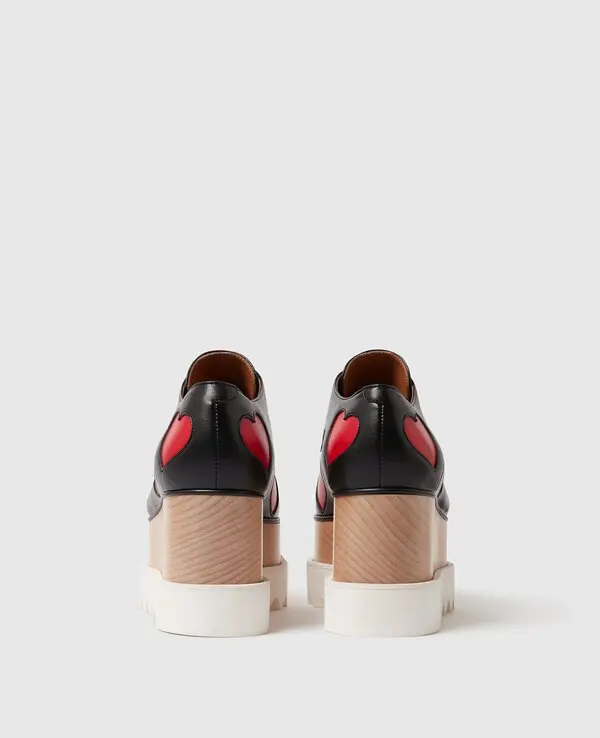 Stella McCartney Heart Print Elyse Platforms