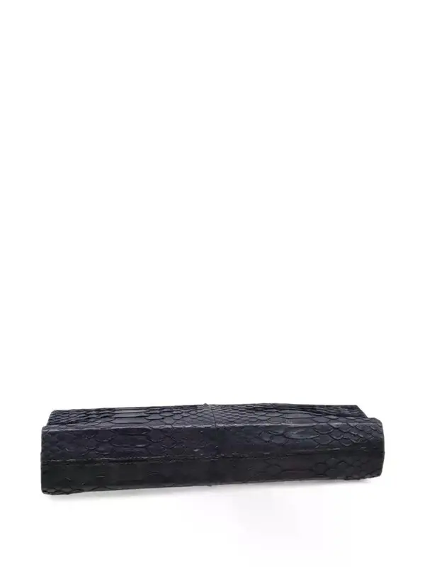 ELISABETH WEINSTOCK Snakeskin Clutch Bag