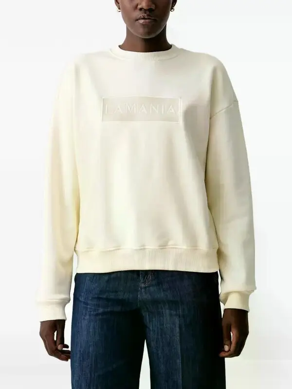 LA MANIA Logo-embroidered Sweatshirt