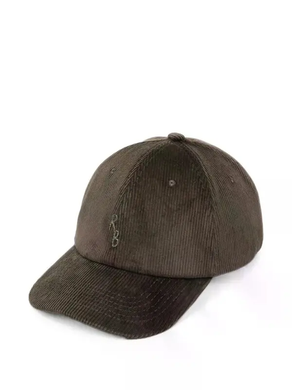 Ruslan Baginskiy Corduroy Logo-embroidered Baseball Cap - Brown