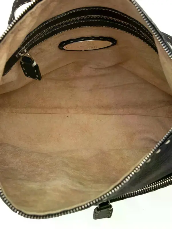 Fendi 2000-2010 Leather Selleria Crossbody Bag