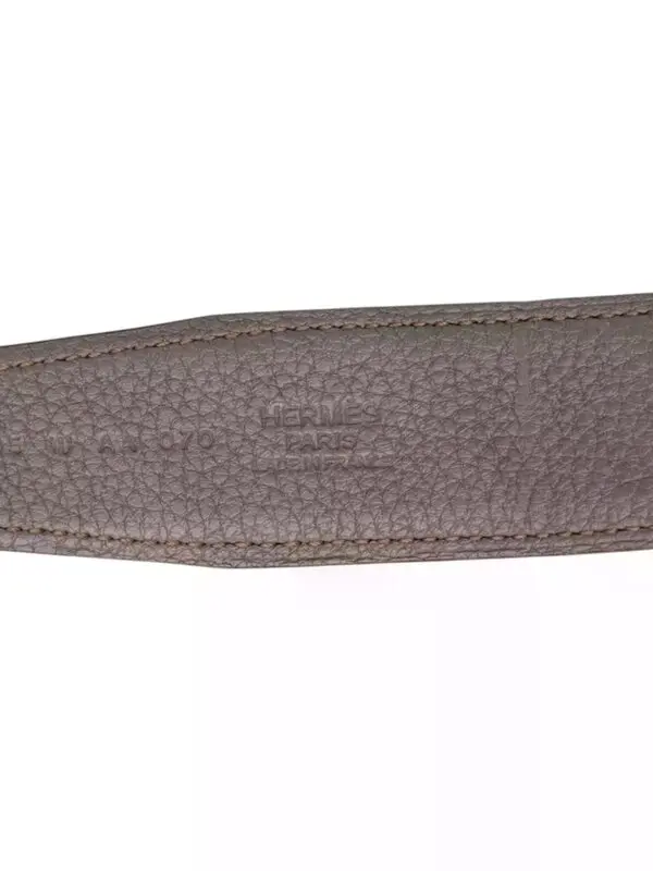 Hermès 2024 Swift And Togo Constance H Guillochee Reversible Belt