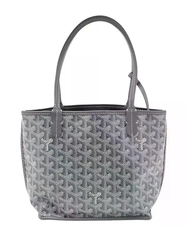 Goyard 2000-2026 Mini Goyardine Heart Reversible Anjou Tote Bag