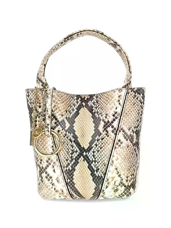 Chloé Snakeskin-effect Leather Tote Bag