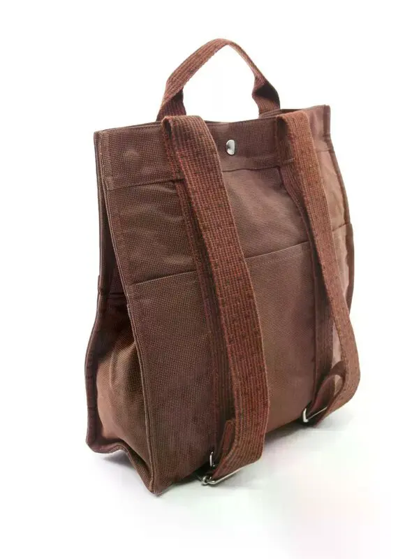 Hermès 2000-2010 Canvas Herline Mm Backpack - Brown