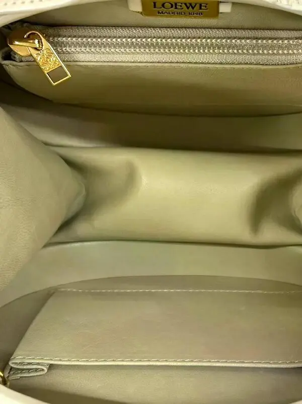 Loewe 20th Century Leather Anagram Handbag