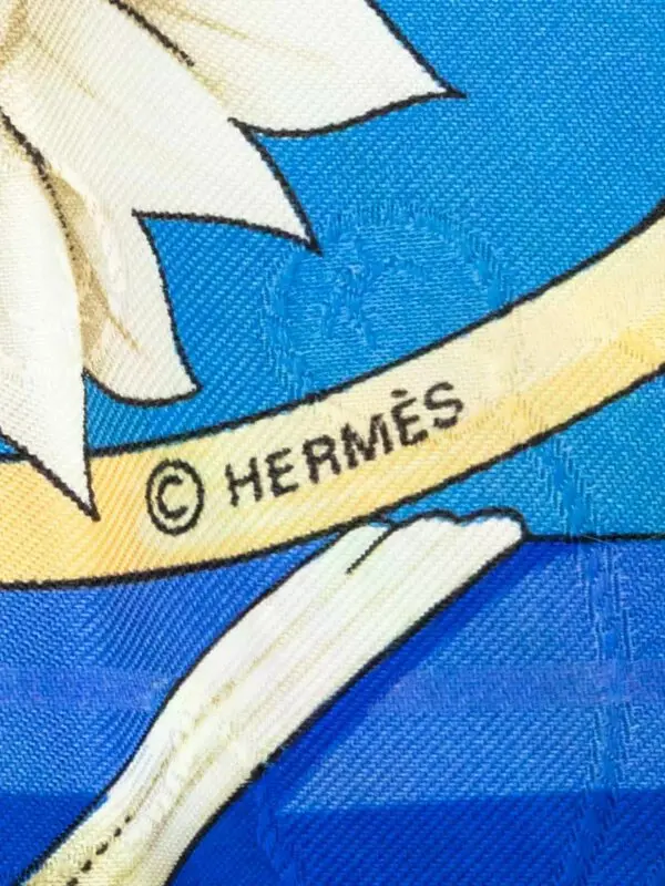 Hermès 1990-2010 Daimyo Silk Scarf 90 Scarves