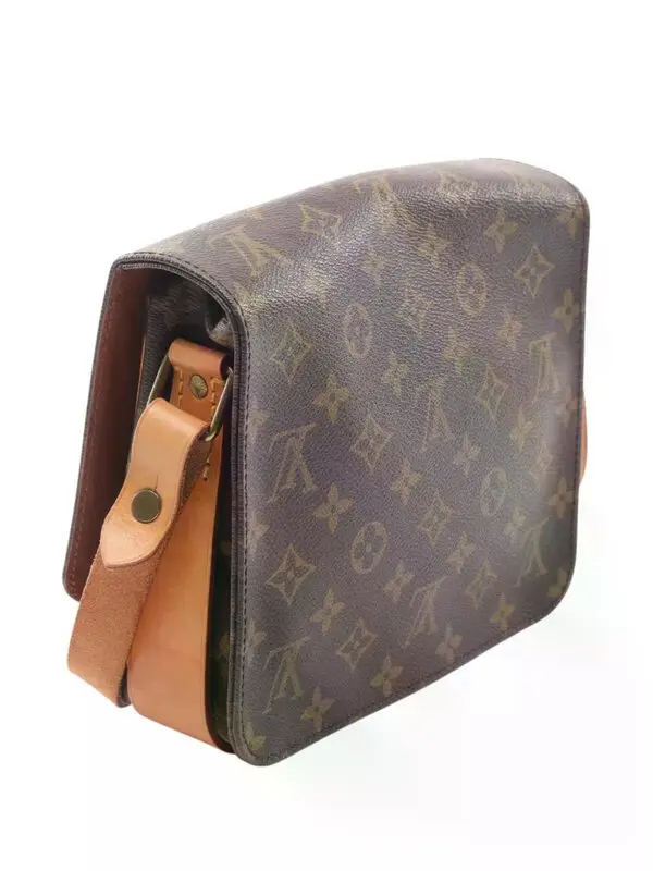 LOUIS VUITTON 1991 Monogram Cartouchiere Mm Crossbody Bag