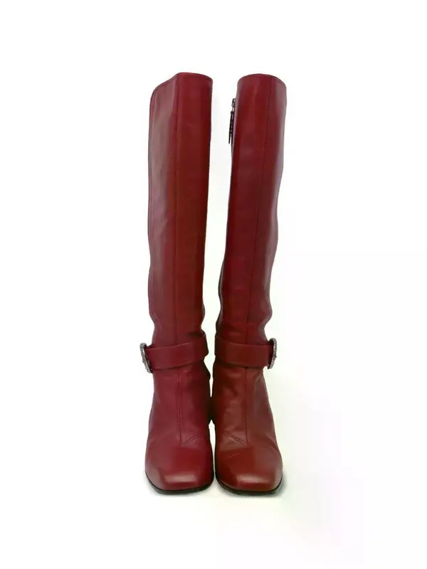 Gucci Dionysus Buckled Knee-high Boots