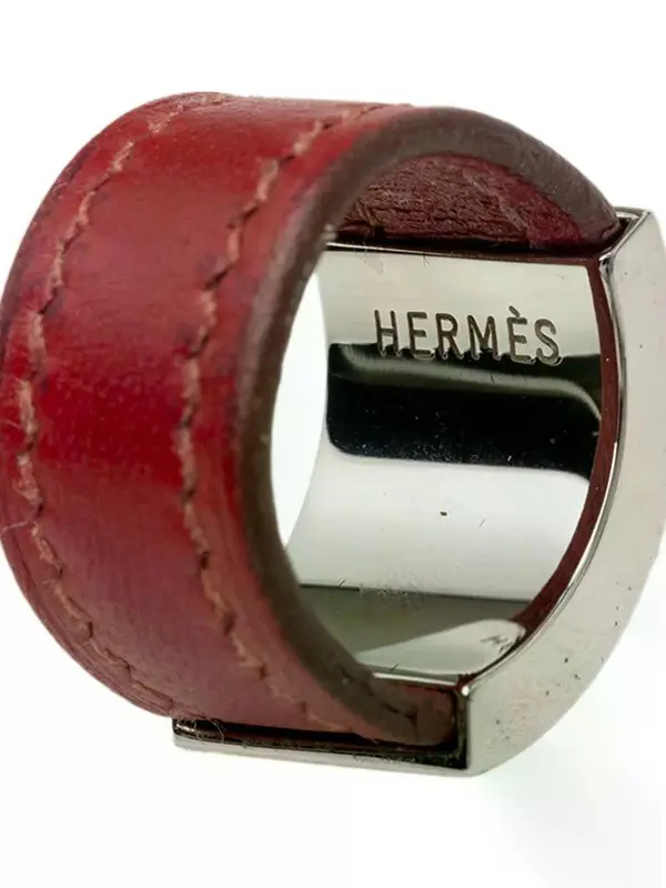 Hermès 2000-2020 Palladium Plated Collier De Chien Ring Costume Ring