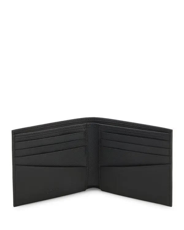 BOSS Icon Leather Eight Slot Logo Wallet
