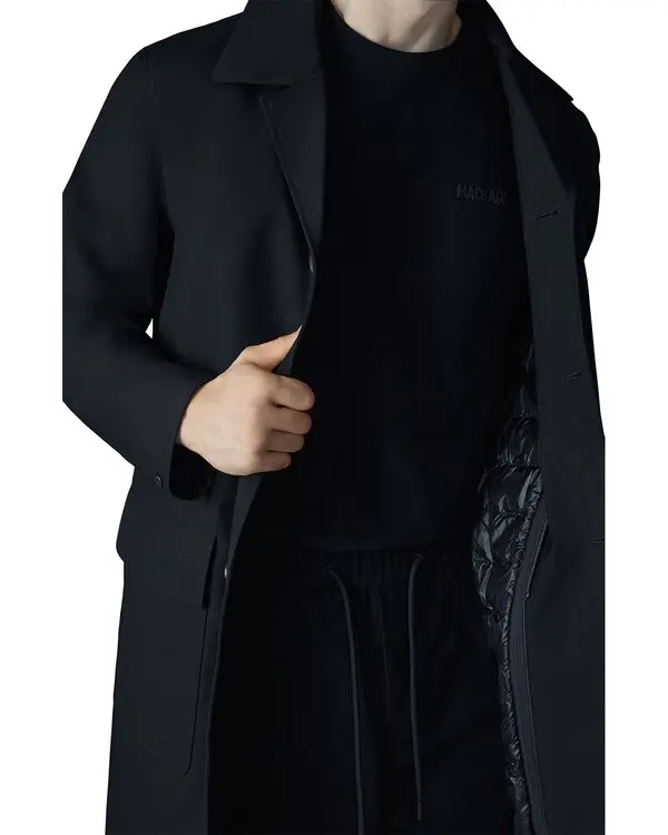 Mackage Mathias 3-in-1 Balmacaan Coat With Removable Down Liner