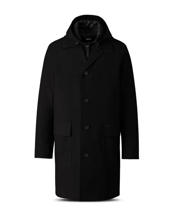 Mackage Mathias 3-in-1 Balmacaan Coat With Removable Down Liner