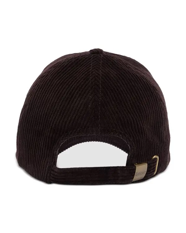 Barbour Preston Cotton Corduroy Logo Cap - Brown