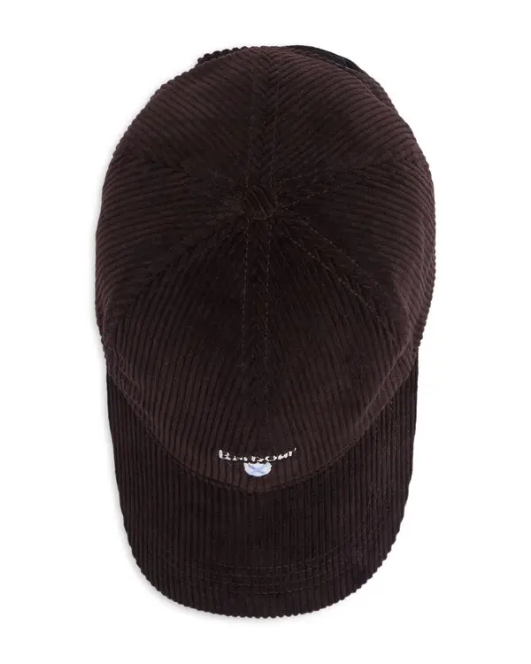 Barbour Preston Cotton Corduroy Logo Cap - Brown
