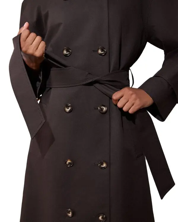 Whistles Funnel Neck Trench Coat