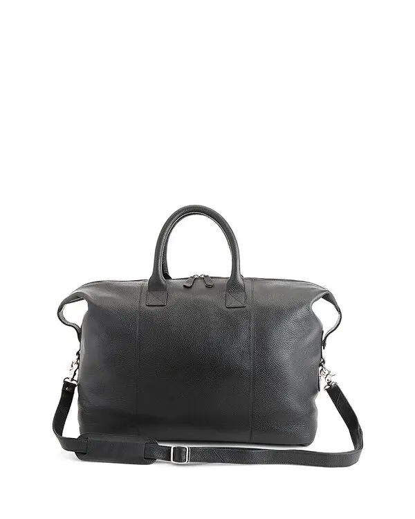 ROYCE NEW YORK Pebble Grain Medium Duffle Bag
