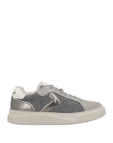 VOILE BLANCHE Sneakers Size Leather, Textile Fibers - Grey