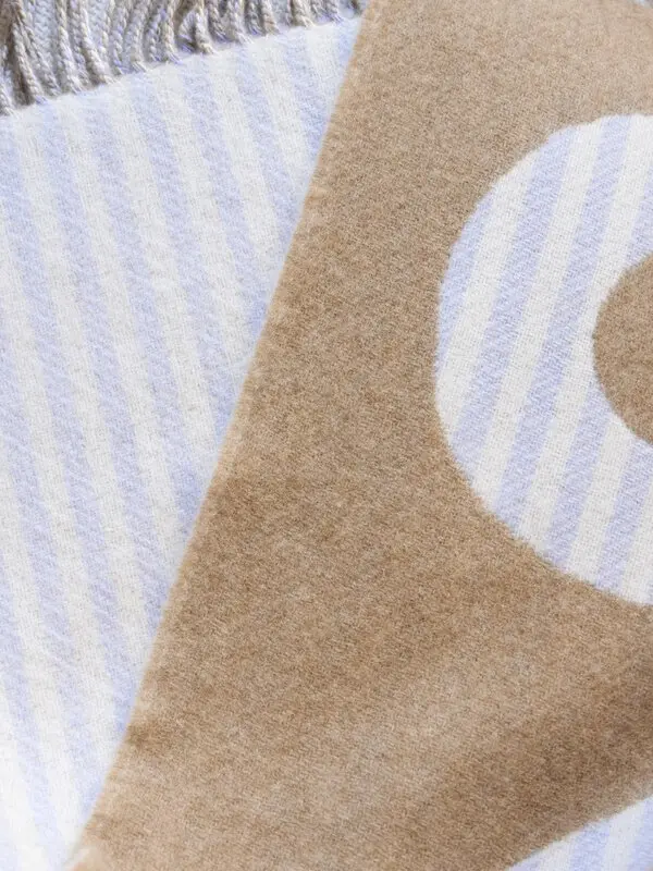 Loewe Anagram Wool And Cashmere-blend Throw