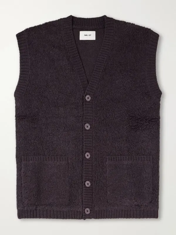 Nn07 60064 Wool-terry Fleece Gilet