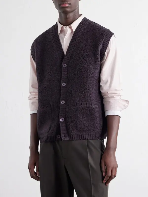 Nn07 60064 Wool-terry Fleece Gilet