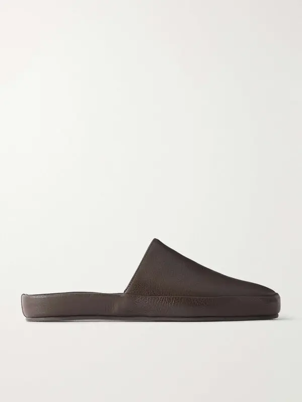 Mulo Full-grain Leather Slippers