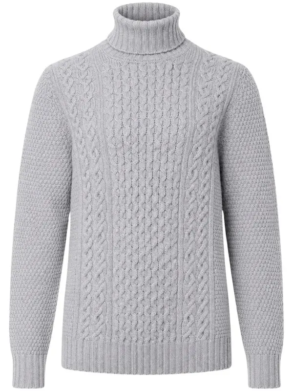 DRUMOHR Aran Turtleneck