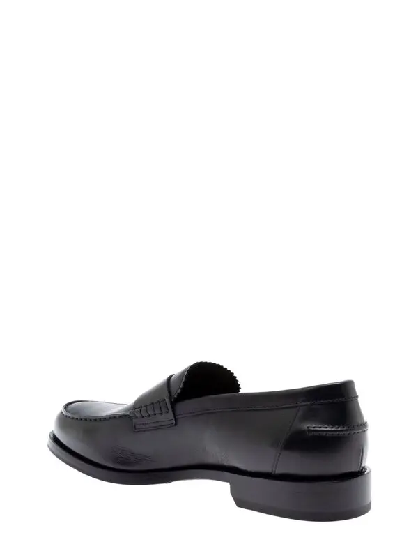 DOUCAL'S Penny Loafer - Black
