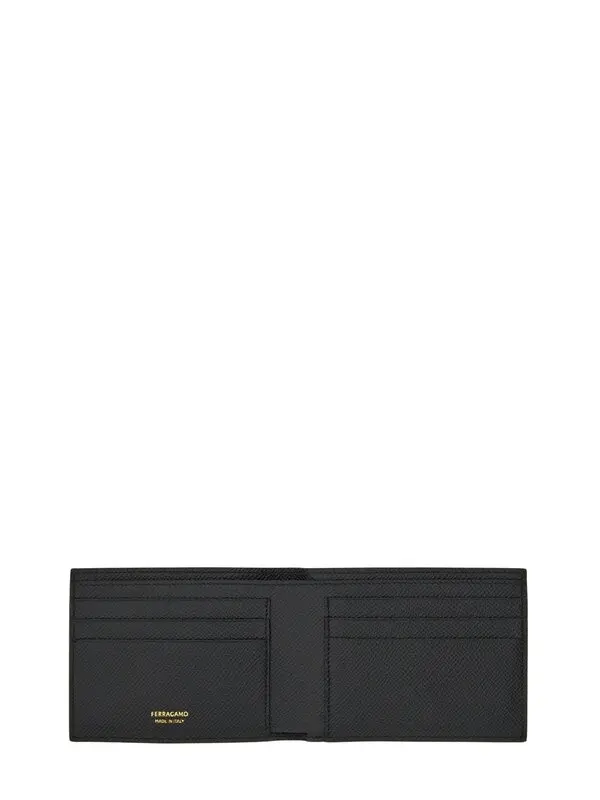 FERRAGAMO Micro Gancio Leather Wallet