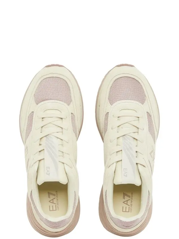 EA7 Leather Sneakers
