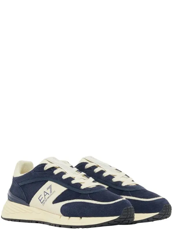 EA7 Leather Sneakers
