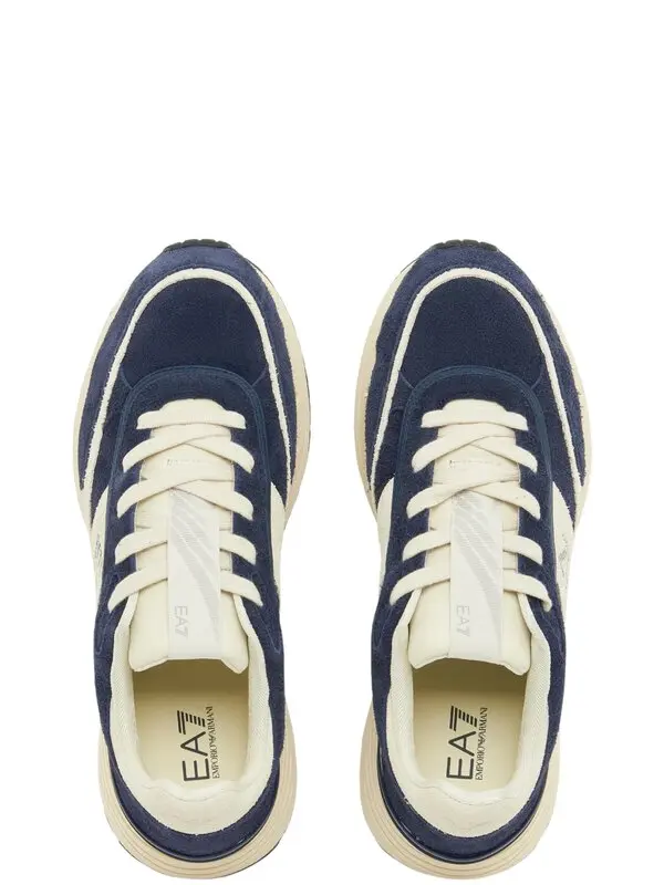 EA7 Leather Sneakers