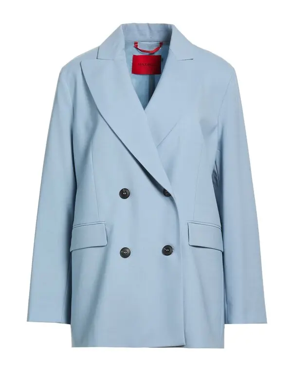 Max & Co. Blazer Pastel Size Polyester, Virgin Wool, Elastane