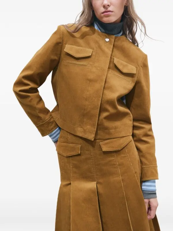 Tory Burch Corduroy Jacket - Brown