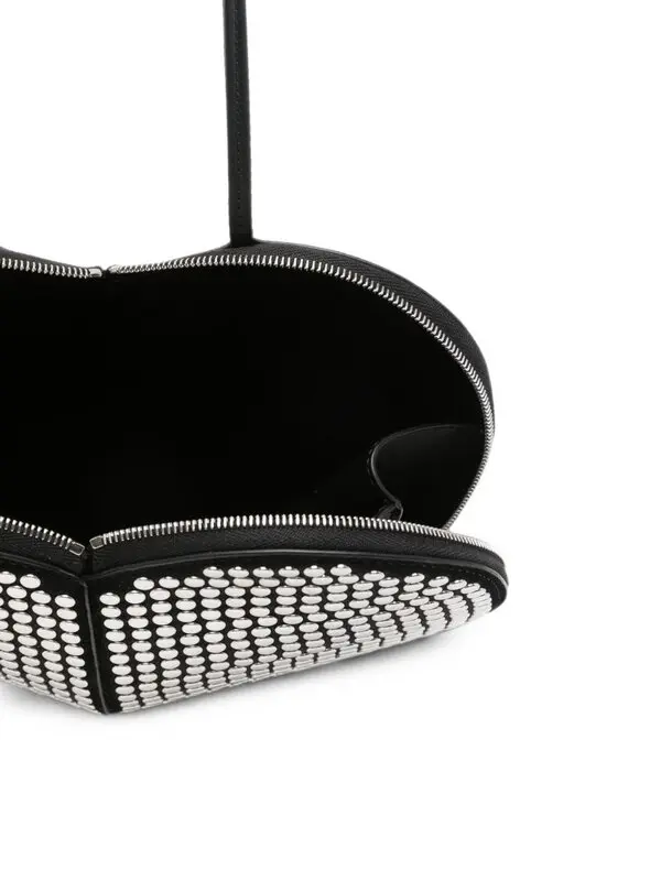 Alaïa Le Coeur Studs Leather Crossbody Bag