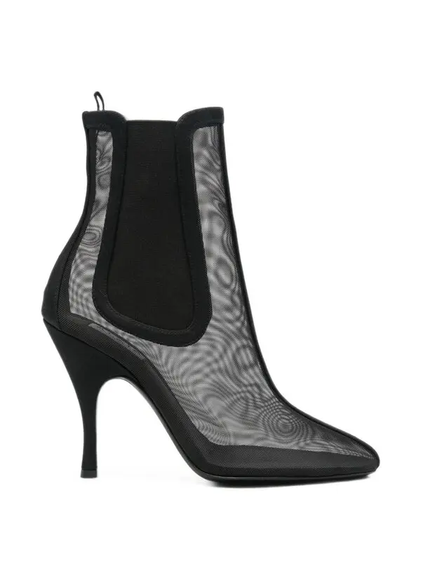 Alaïa Leather Chelsea Boots