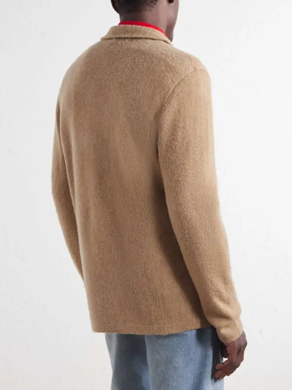 Polo Ralph Lauren Double-breasted Wool And Cashmere-blend Cardigan