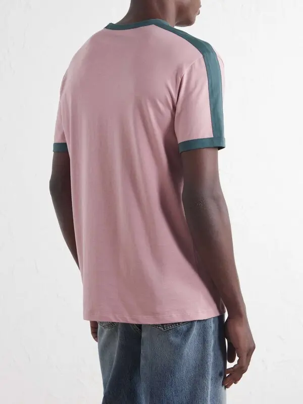 Valentino Garavani Vlogo-embroidered Cotton-jersey T-shirt