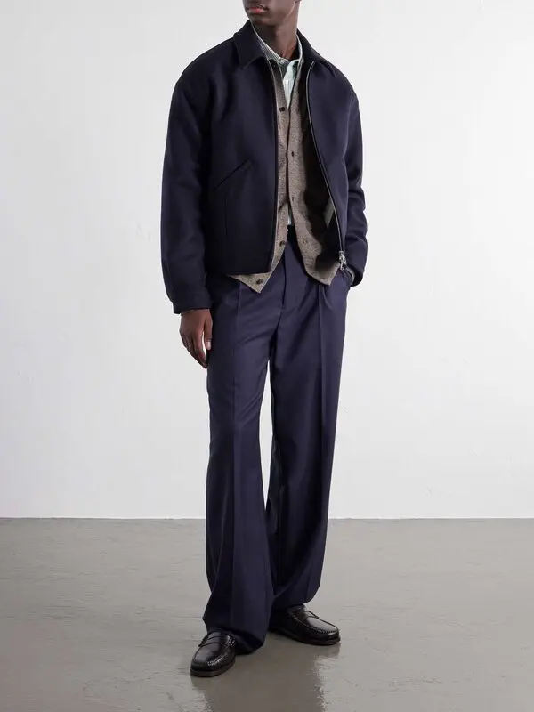 ATON Cotton And Yak Wool-blend Cardigan