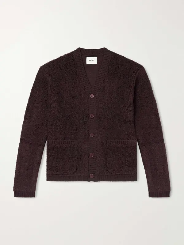 Nn07 60064 Wool-terry Fleece Cardigan