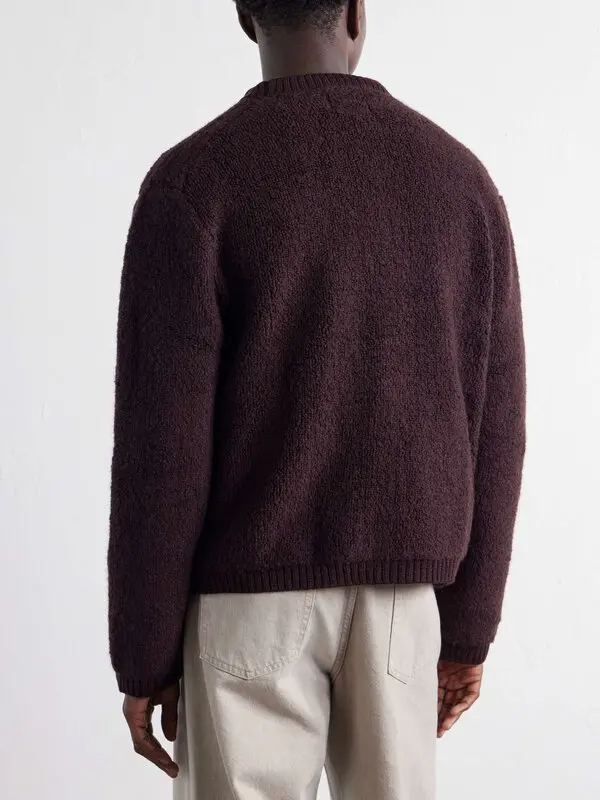 Nn07 60064 Wool-terry Fleece Cardigan