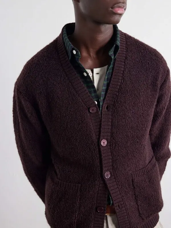 Nn07 60064 Wool-terry Fleece Cardigan