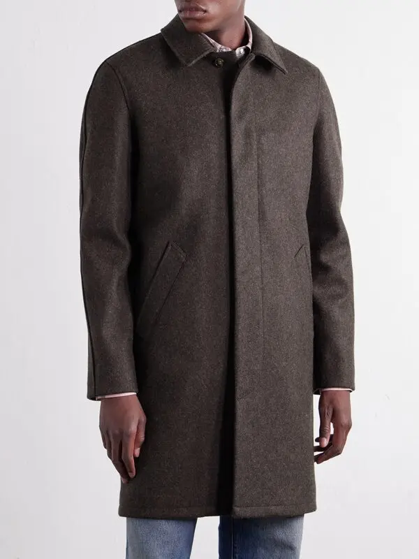 A.p.c. Auster Brushed Wool-blend Coat