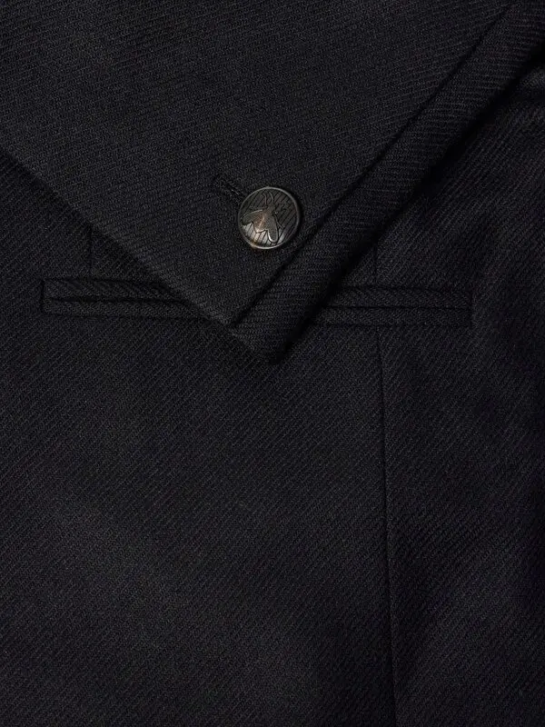 FAVOURBROOK Nehru Recycled Cashmere-twill Blazer