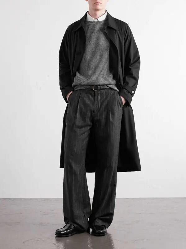 PIACENZA CASHMERE 1733 Ribbed Wool And Cashmere-blend Sweater
