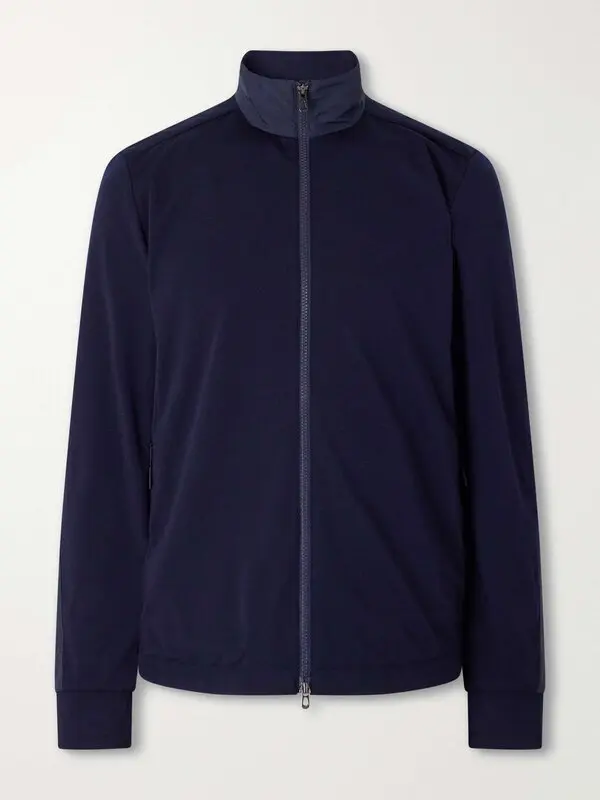 Sease Explorer Wool-blend Zip-up Ski Mid-layer - Navy