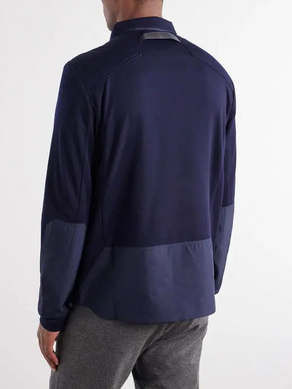Sease Explorer Wool-blend Zip-up Ski Mid-layer - Navy